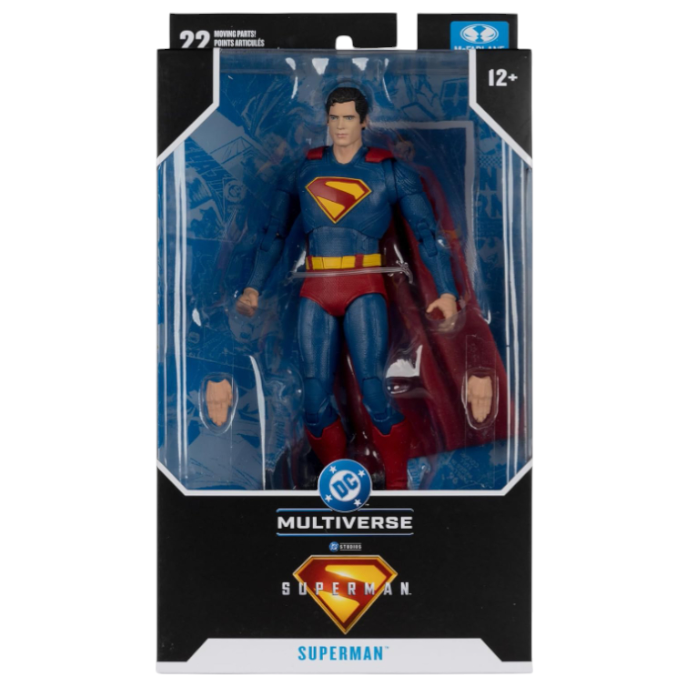Figura de acción DC Multiverse Superman clásico 18 cm - Apizco