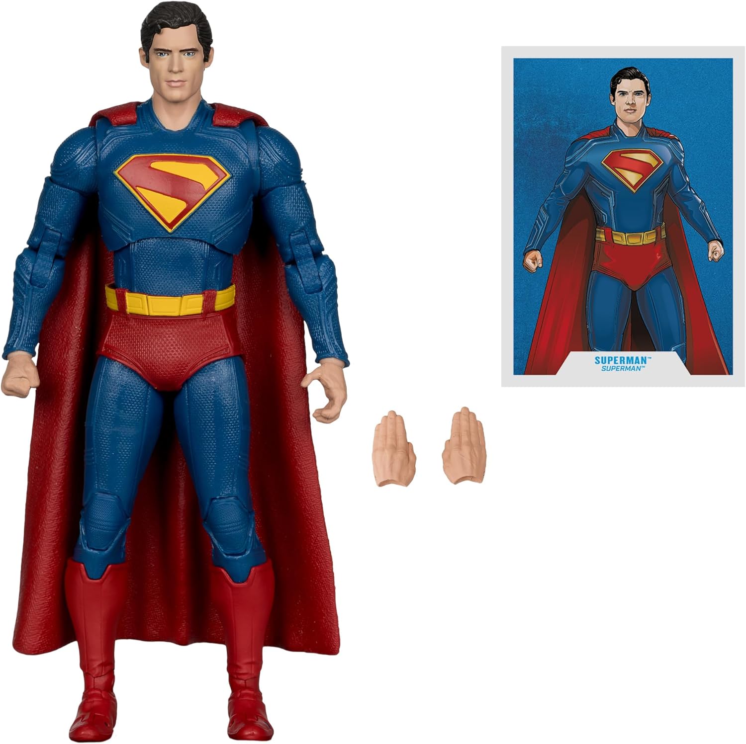 Figura de acción DC Multiverse Superman clásico 18 cm - Apizco